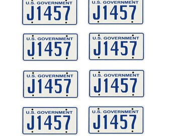 License Plates - Three Inches Under