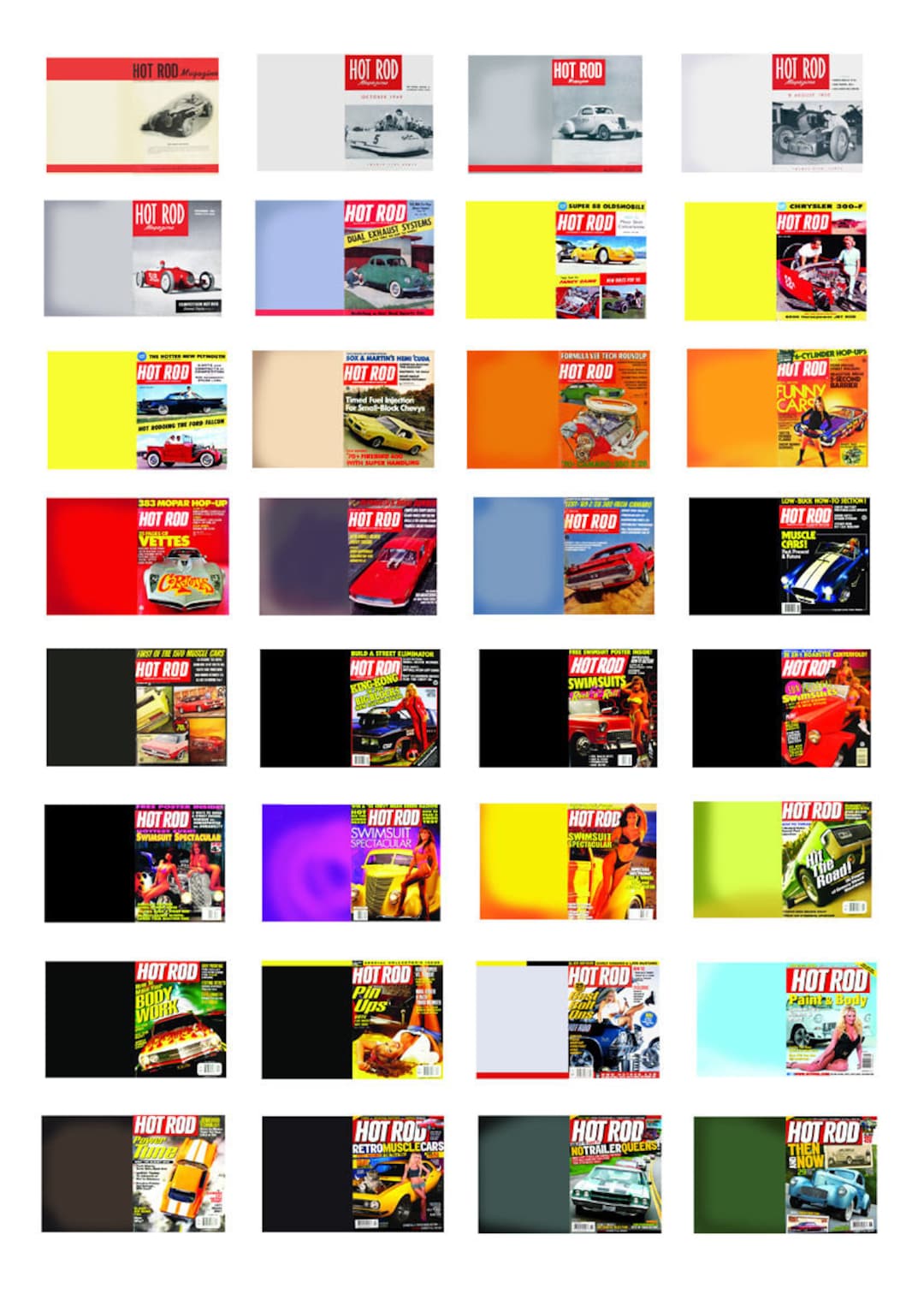 Miniature Scale Model Car Hot Rod Magazines - Etsy