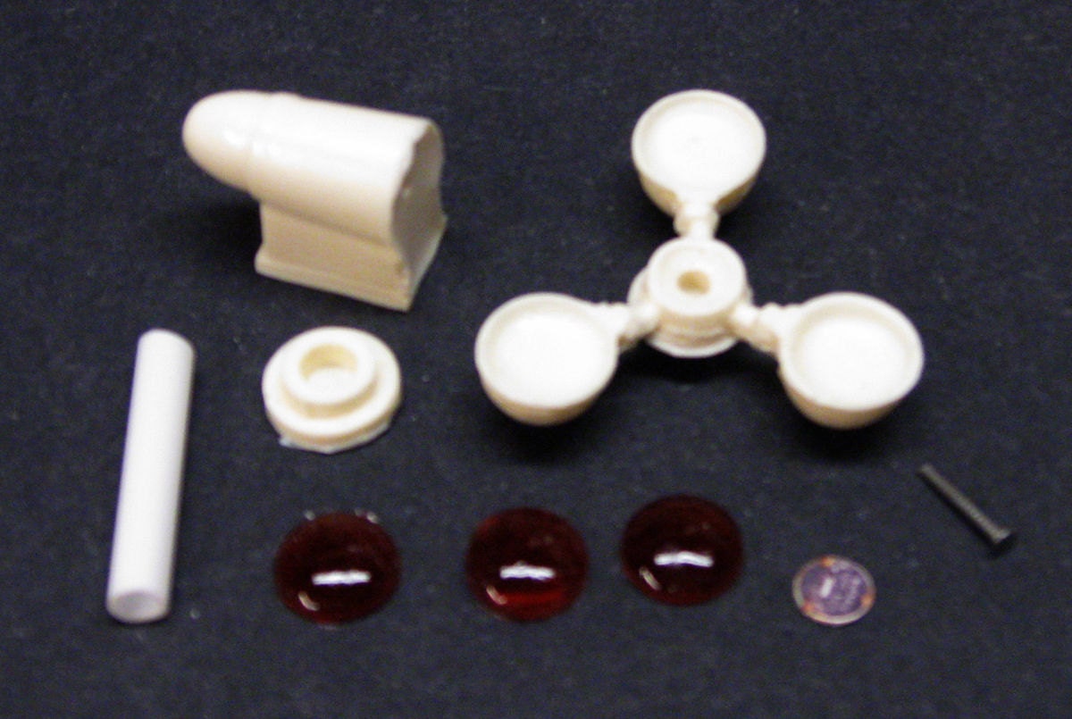 Discontinued 1:18 scale model resin fire truck ambulance Buckeye Roto ...