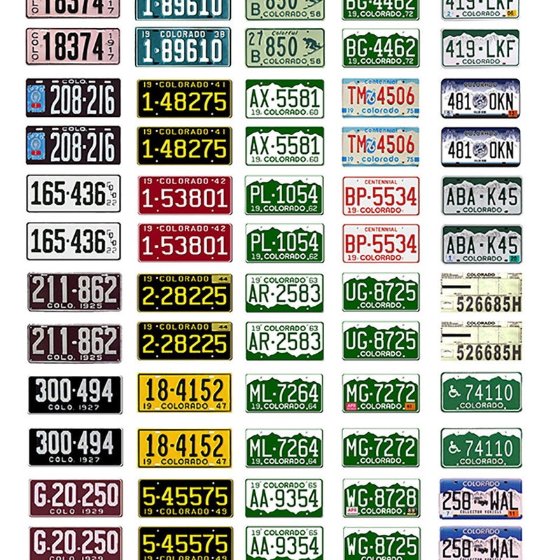 Colorado State Plate - Etsy