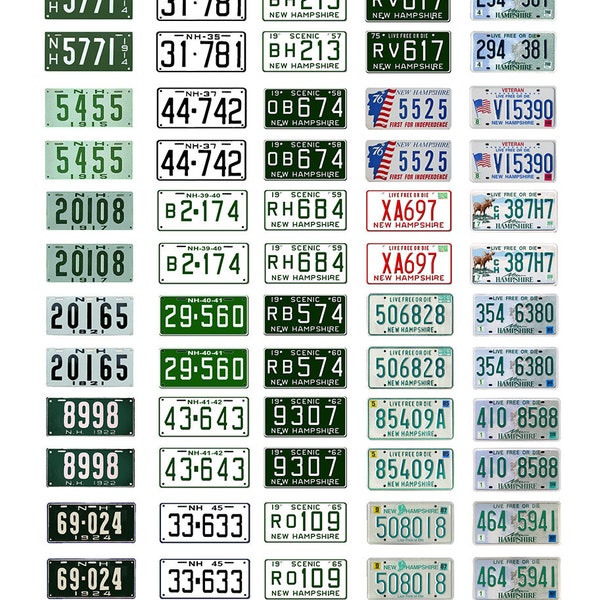1/18 Scale License Plates - Etsy Australia