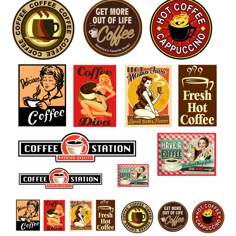 Miniature Coffee Shop - Etsy