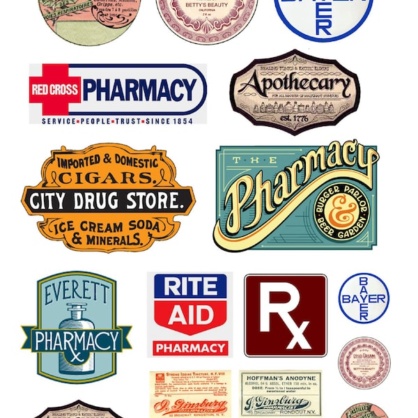 Pharmacy Sign - Etsy