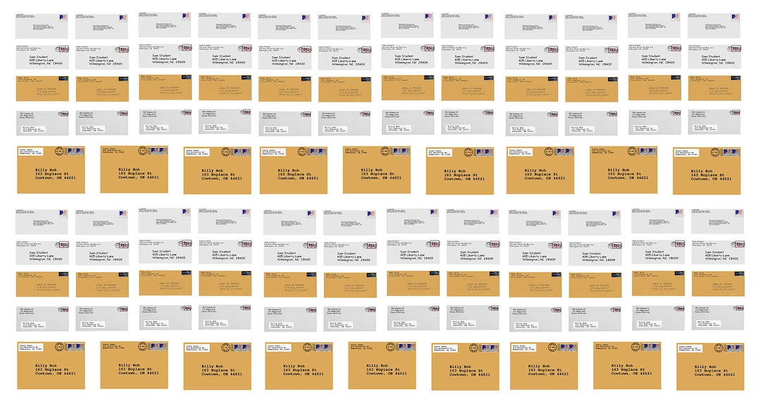 1:25 G Scale Model US Mail Letters USPS Post Office Envelopes - Etsy