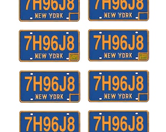 Toy Model Car License Plates - Etsy