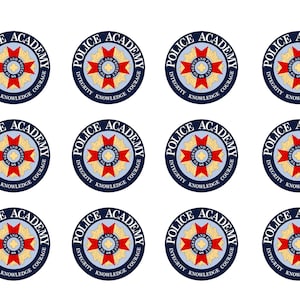 1/25 Scale Model Police Academy Movie Seal Police Car Door Badge ...