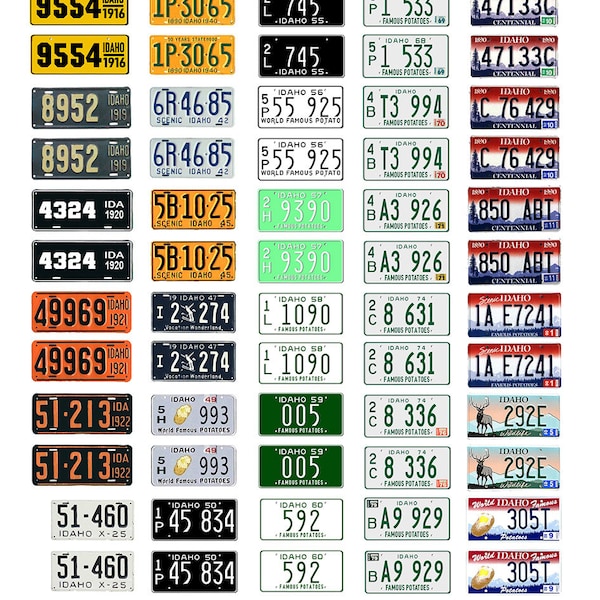 Scale Model License Plates - Etsy