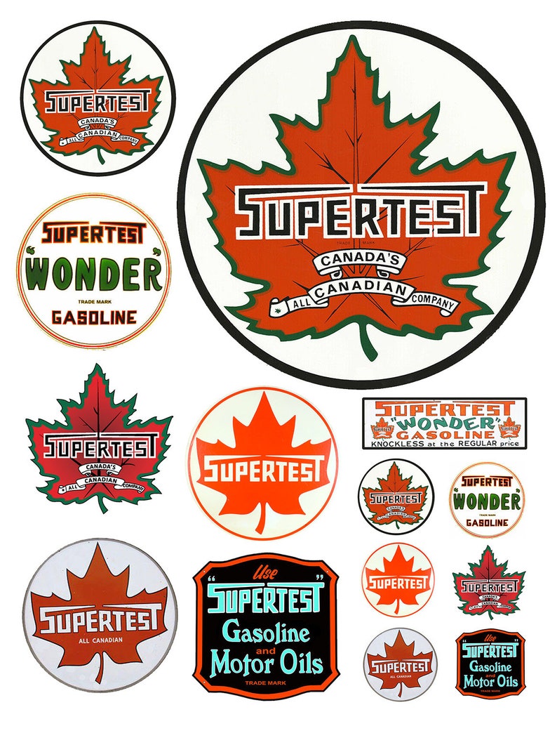 Miniature Scale Model Canada Supertest Gasoline Station - Etsy