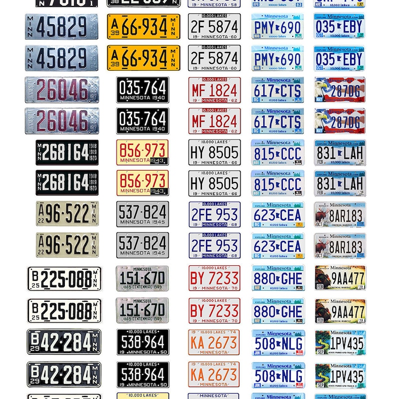 Usa License Plate - Etsy