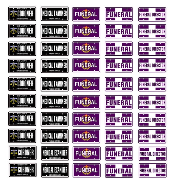 Scale Model Coroner Medical Examiner Funeral Director Car | Etsy