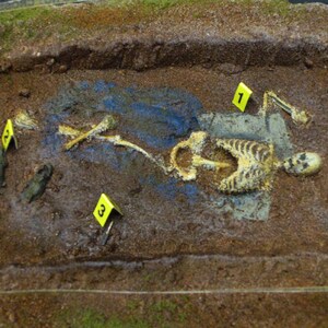 1:25 G Scale Model Resin Police Crime Scene Clandestine Shallow Grave ...