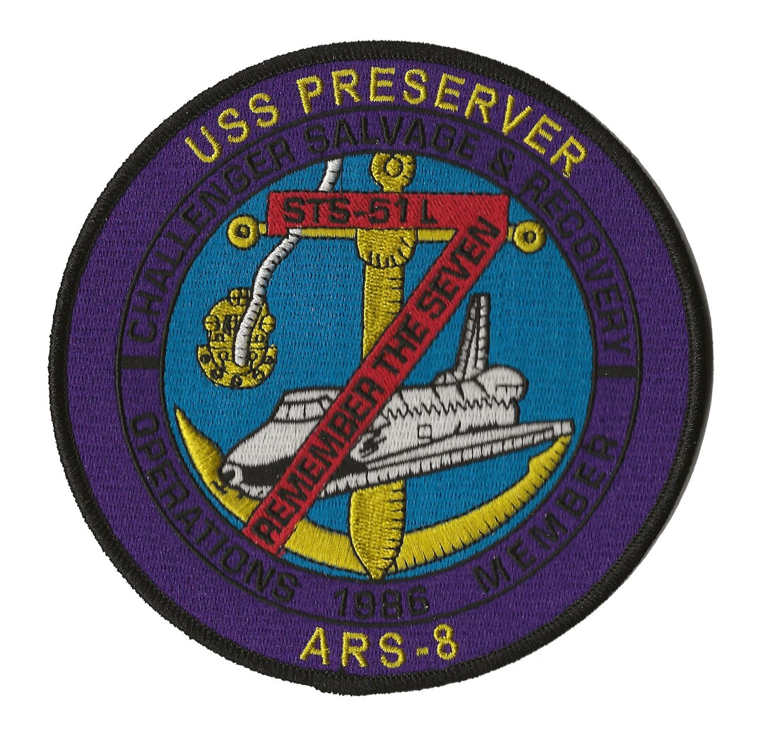 USS Preserver ARS8 NASA Space Shuttle STS-51L Challenger Disaster ...