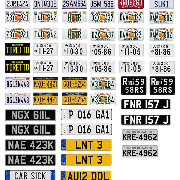 Fast and Furious License Plates - Etsy