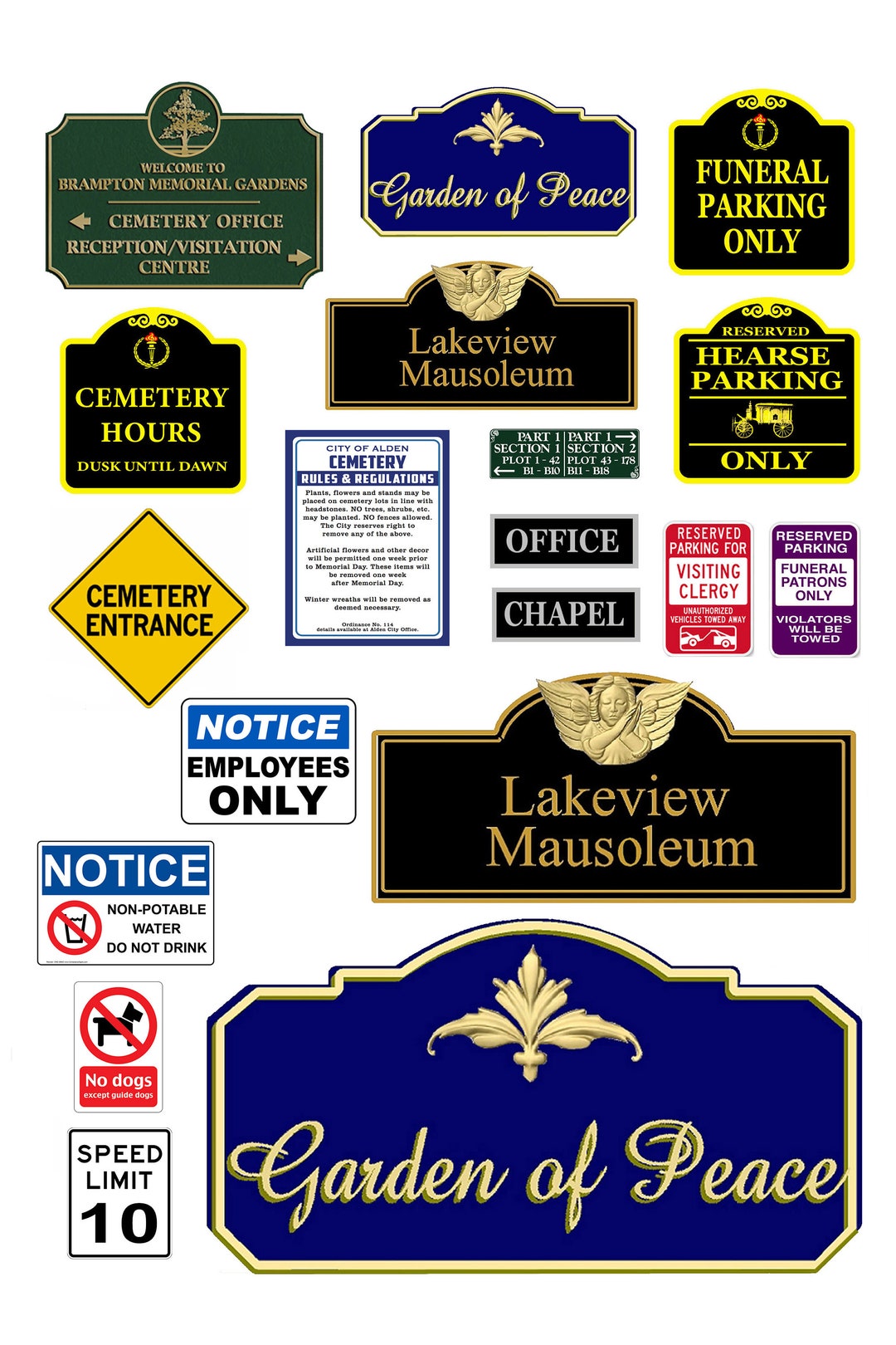 Miniature Scale Model Diorama Cemetery Graveyard Signs - Etsy