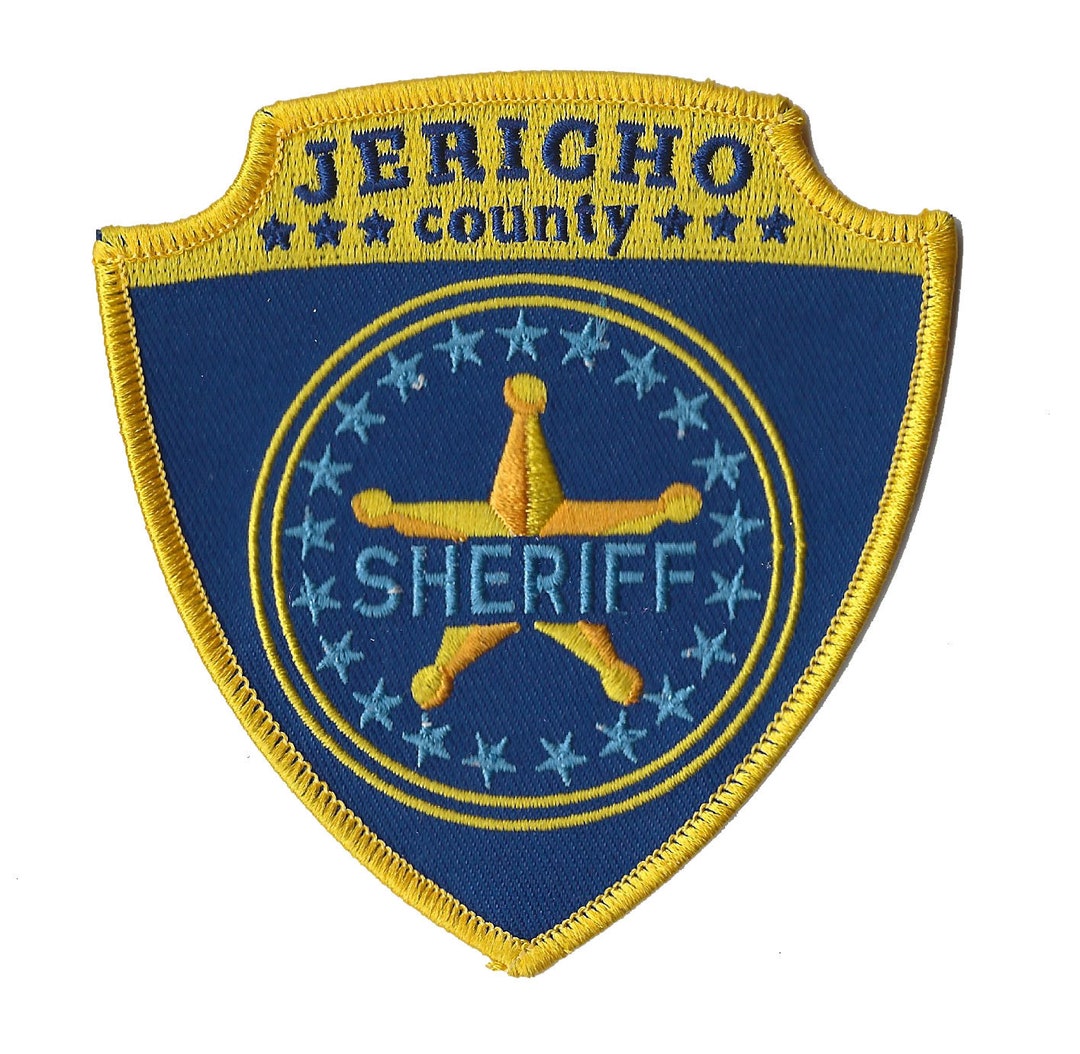 Wednesday Jericho County Sheriff TV Police Prop Patch Addams - Etsy