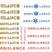 1:25 Scale Model Ambulance Waterslide Decals - Etsy