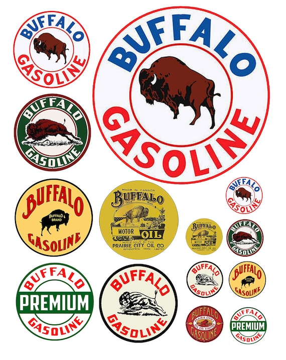 Miniature Scale Model Buffalo Oil Gasoline Station Gas Signs | Etsy