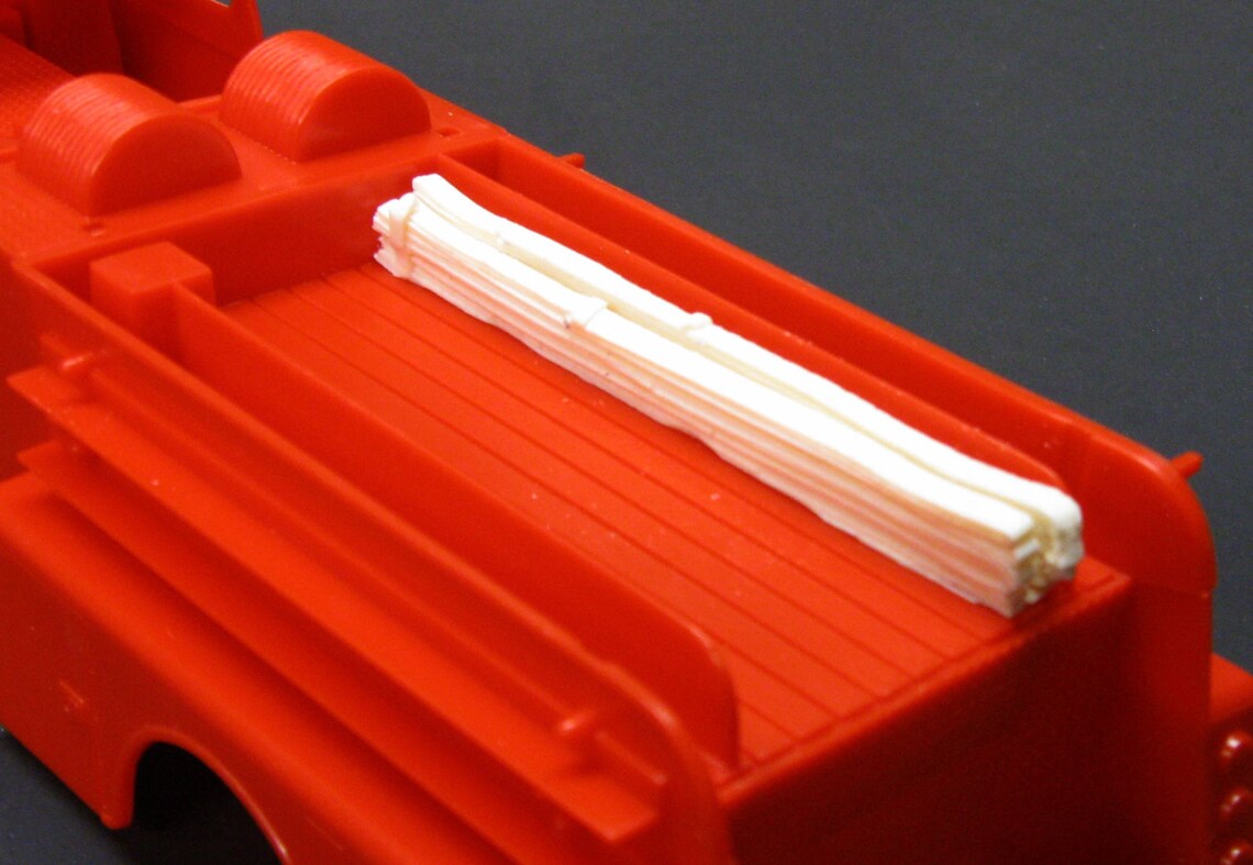 1:32 Scale Model Resin Fire Truck Hose Bed Stack Coil - Etsy