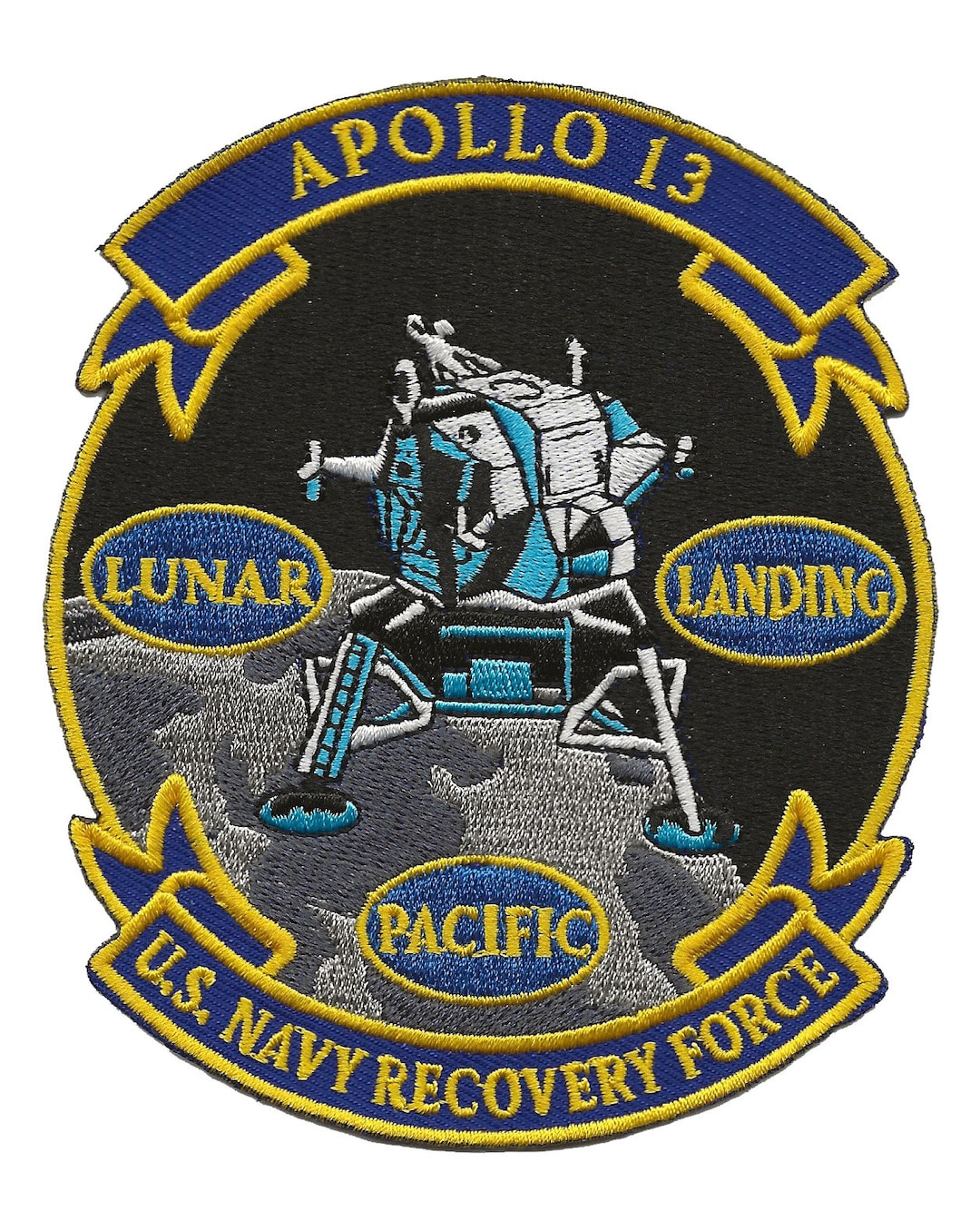 NASA Apollo 13 Space Program US Navy Ship Pacific Recovery Force Patch - Etsy