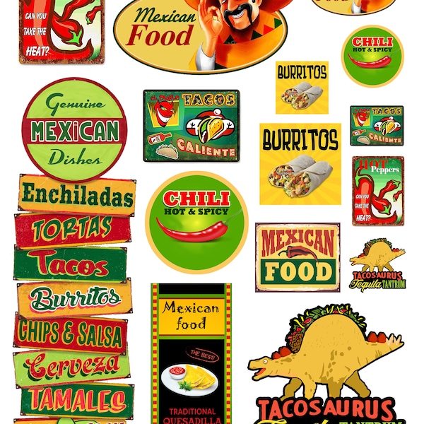 Mexican Signs for Restaurant - Etsy