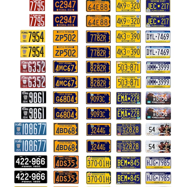 1 18 Scale License Plates - Etsy