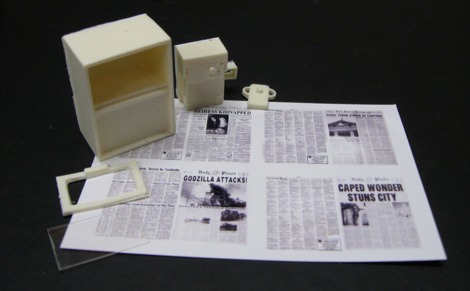 1:25 G Scale Model Resin Newspaper Vending Box - Etsy