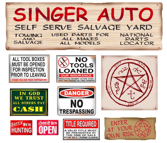 Miniature Scale Model Singer Salvage Junk Yard Signs Poster | Etsy