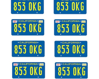 License Plates - Three Inches Under