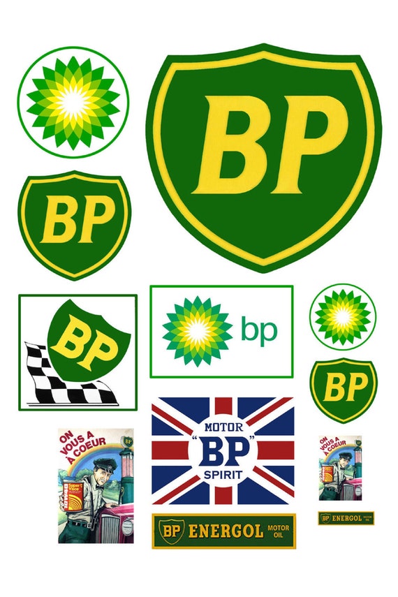 Miniature Scale Model BP Gas Station Signs British Petroleum - Etsy