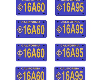 License Plates - Three Inches Under