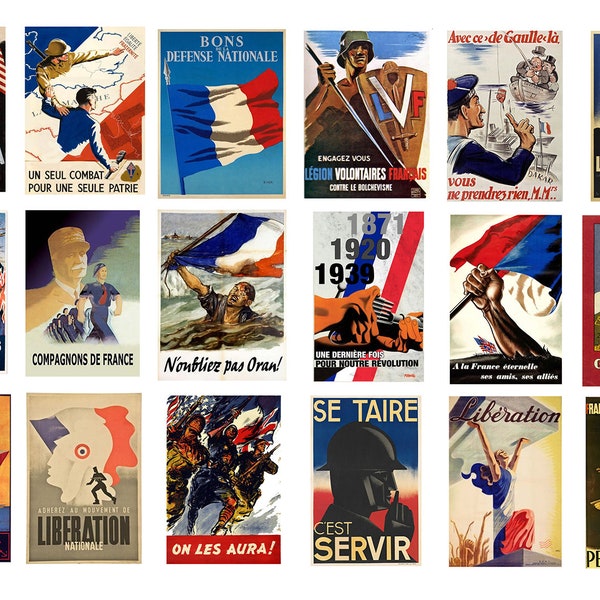 French Propaganda Posters - Etsy