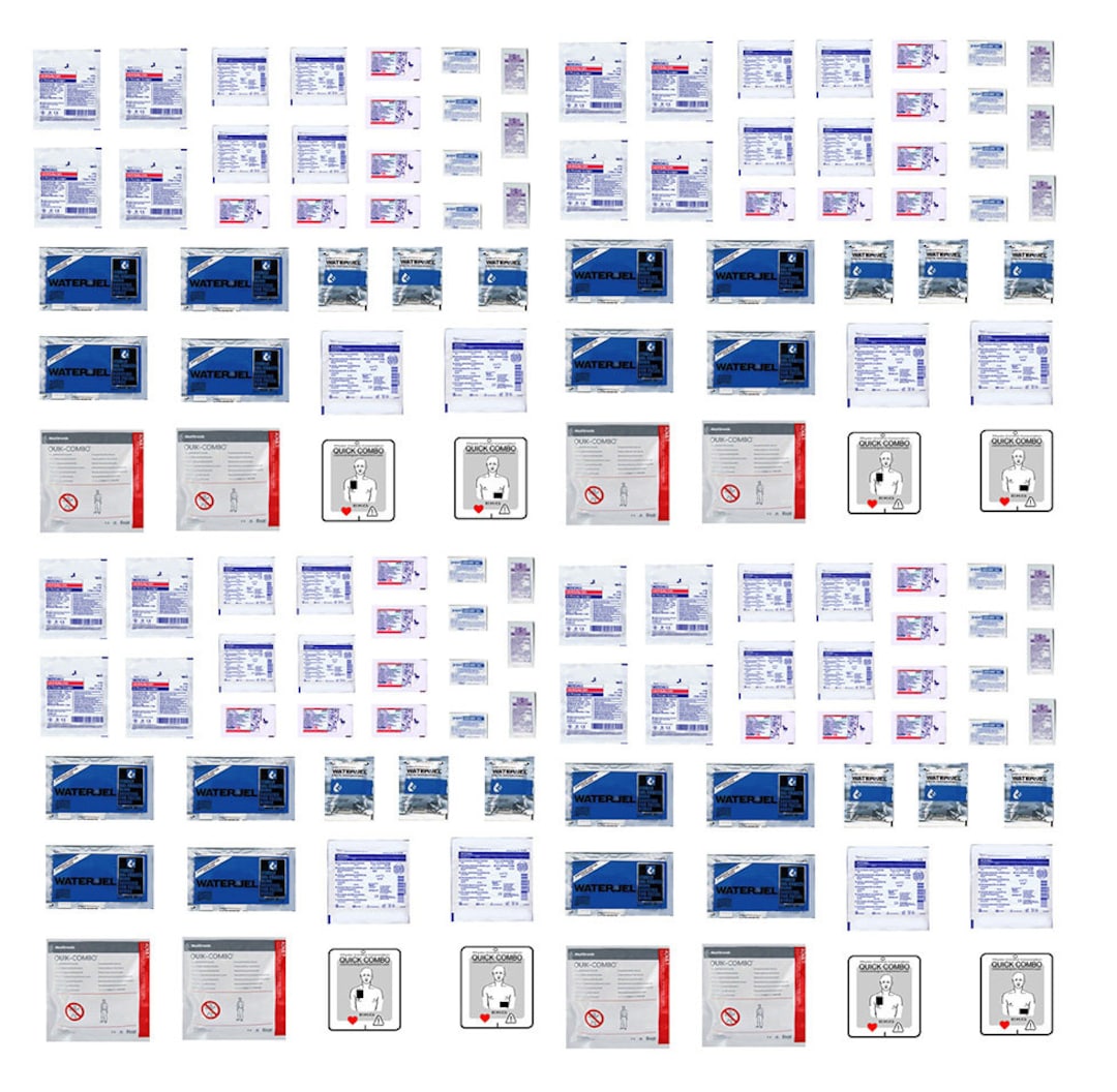 1:25 G Scale Model Miniature Ambulance Disaster EMT First Aid Kit ...