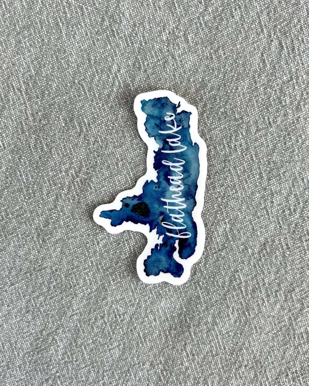 Flathead Lake Sticker: Waterproof Vinyl Decal, Montana Art - Etsy