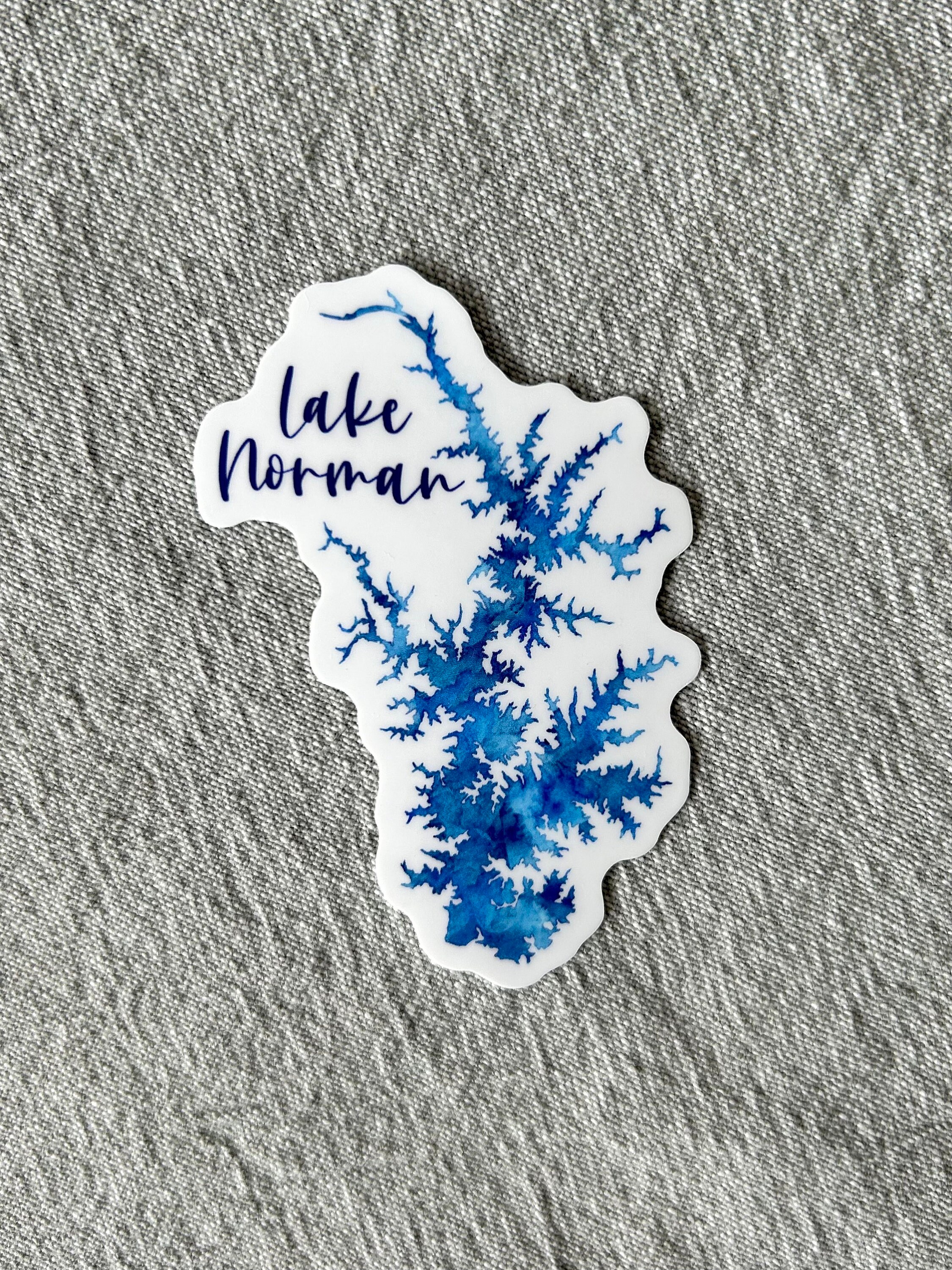 Lake Norman Lake Norman Sticker Lake Norman Decal Lake - Etsy