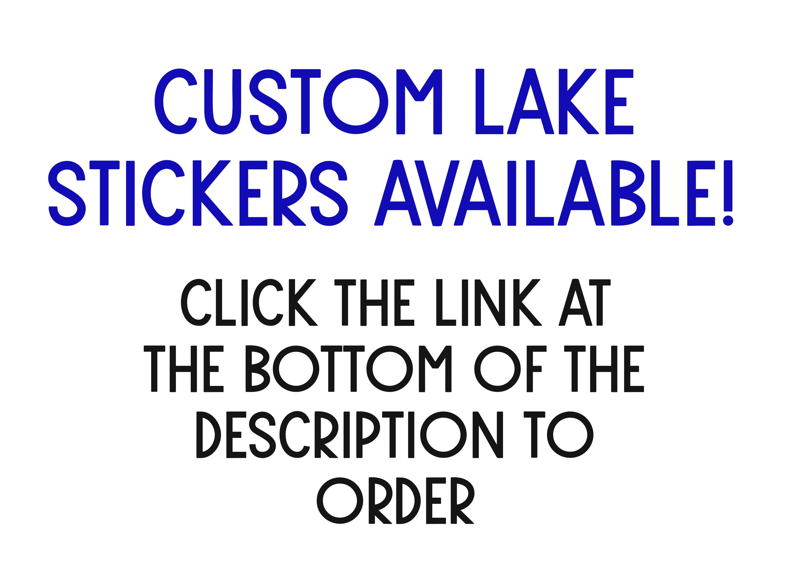 Mille Lacs Lake Sticker Mille Lacs Lake Decal Watercolor - Etsy