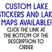 The Whitefish Chain of Lakes Whitefish Chain Sticker Whitefish Chain of ...