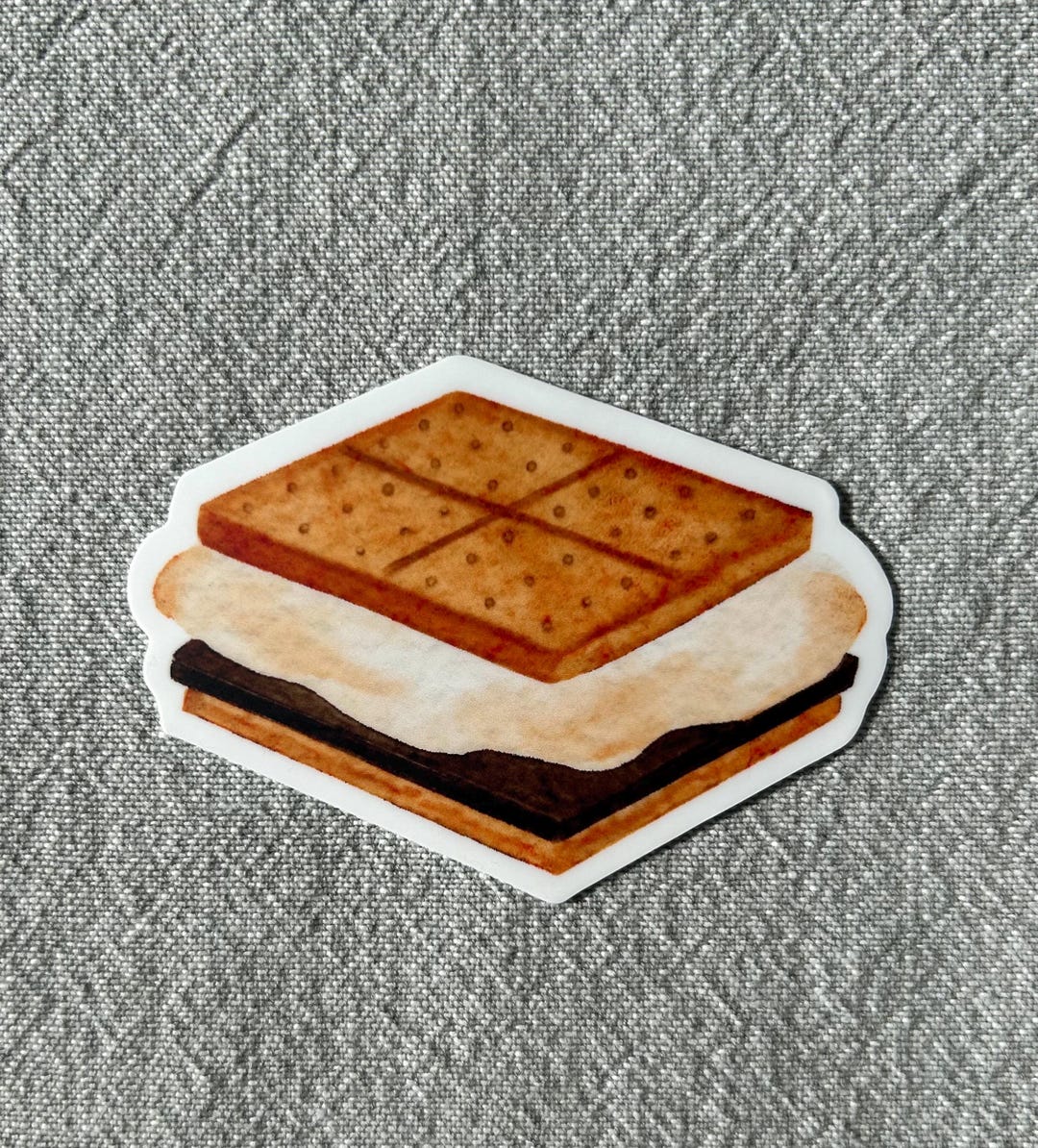 S'more Sticker - Campfire Stickers - Outdoor Adventure Decals - Etsy