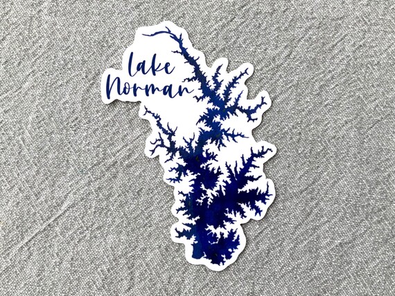 Lake Norman Lake Norman Sticker Lake Norman Decal Lake - Etsy