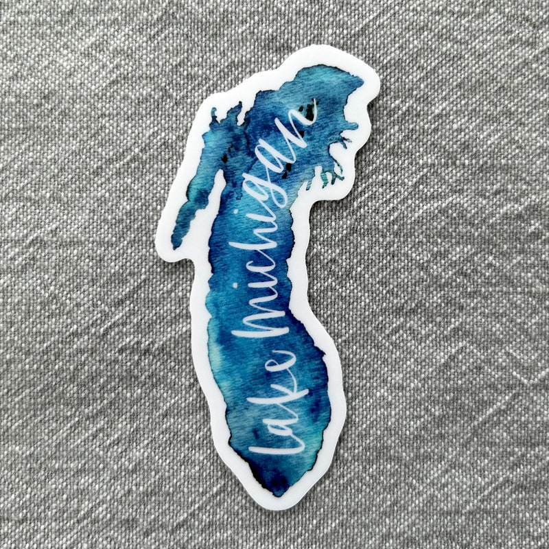 Michigan Sticker - Etsy