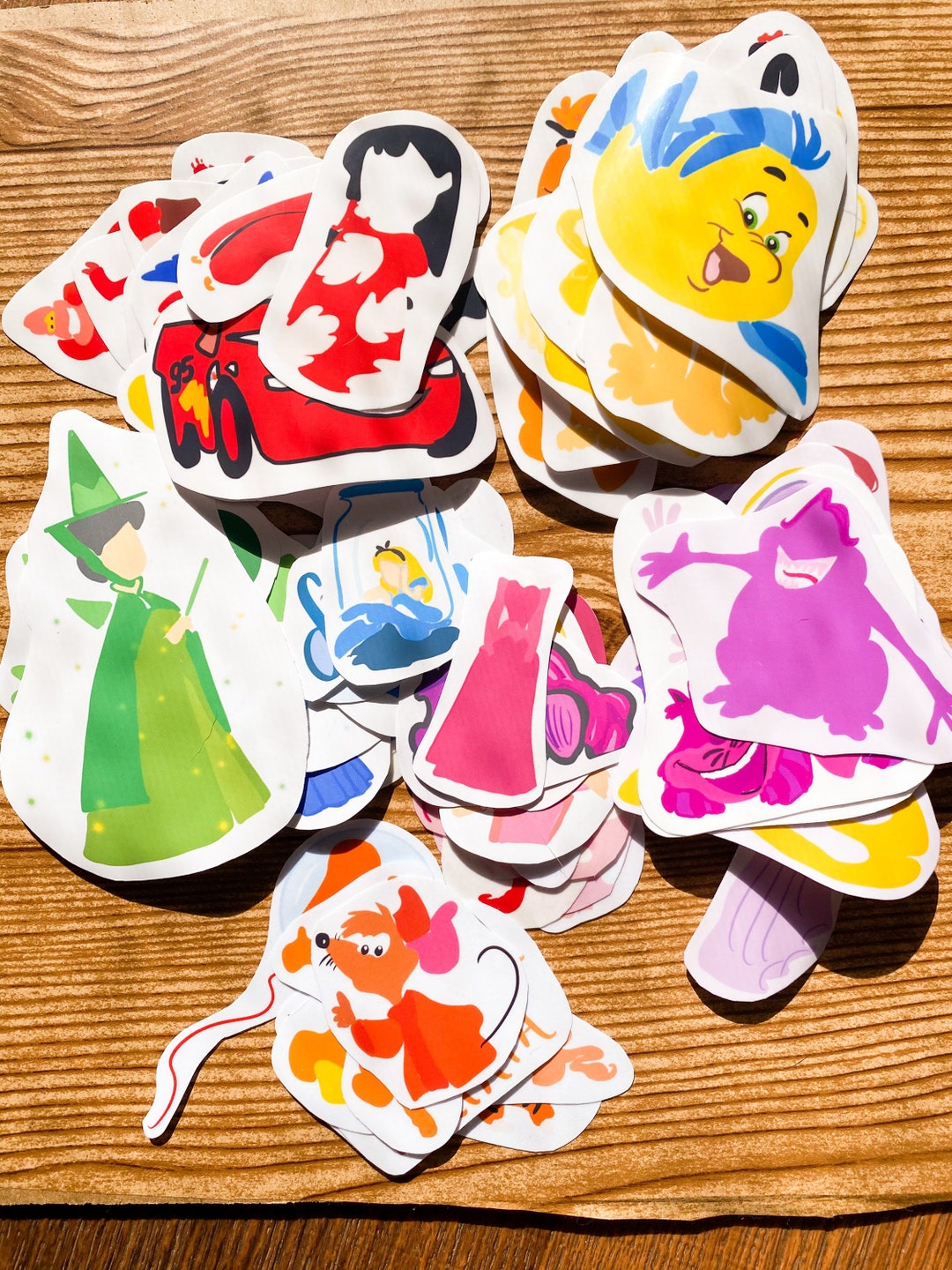 70 Pack Color Disney Stickers for Water Bottles and Phone Cases Sticker ...