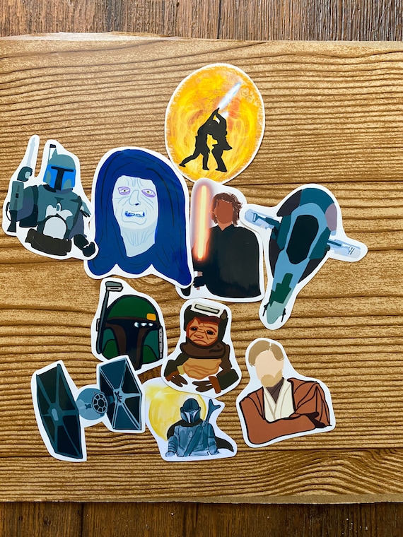 Star Wars Sticker Pack for Laptops and Phone Cases - Etsy