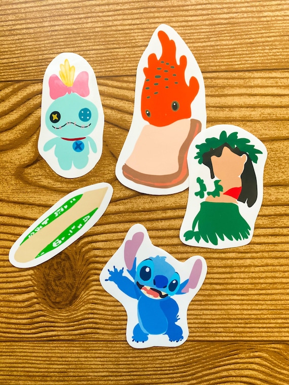 Lilo and Stitch Sticker Pack Disney Stickers for Laptops and - Etsy