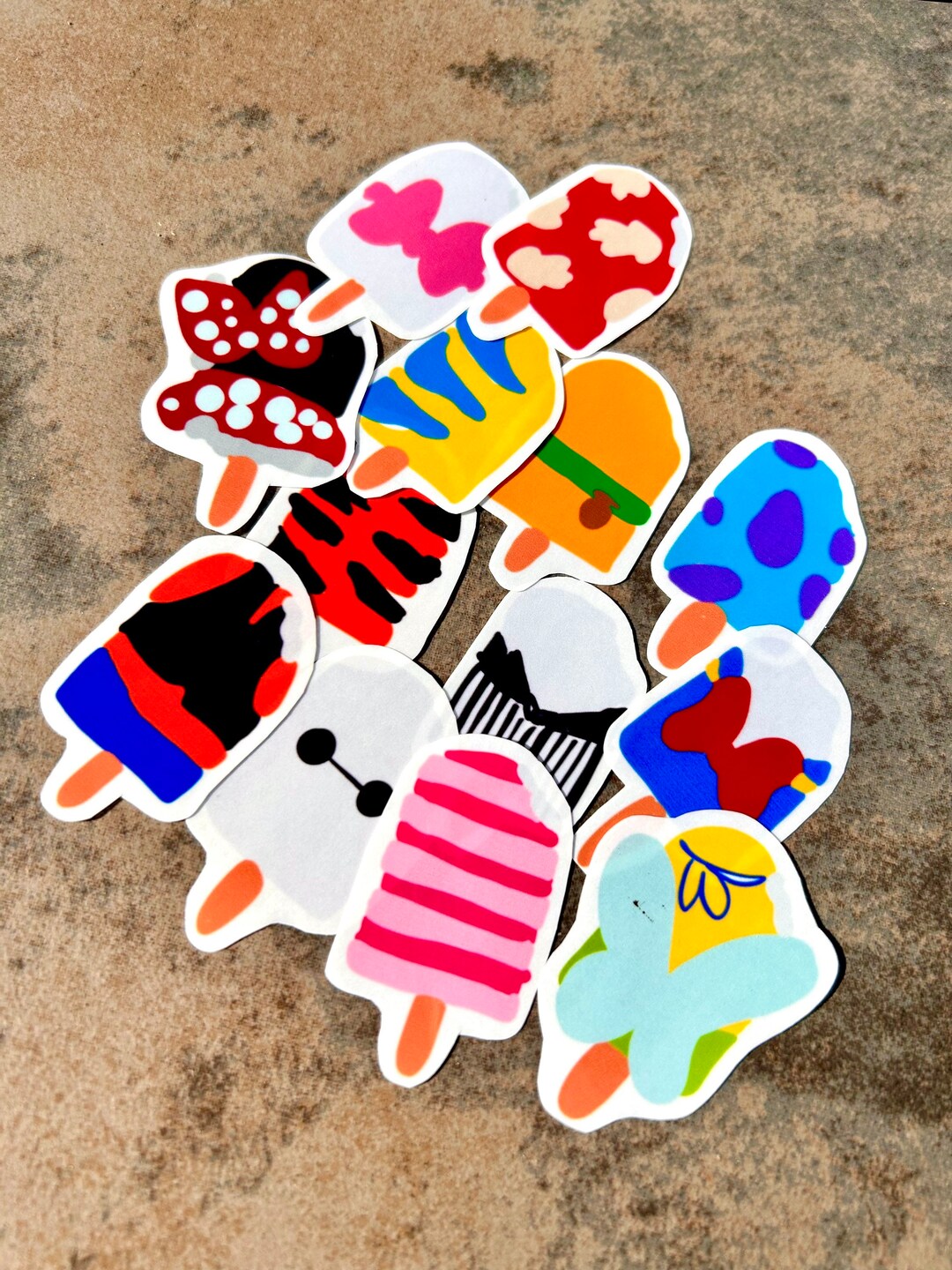 Popsicle Pack Stickers for Laptops and Water Bottle Water Resistant ...