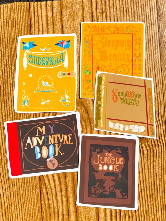 Storybook Disney Stickers Waterproof Transparent for Phone | Etsy
