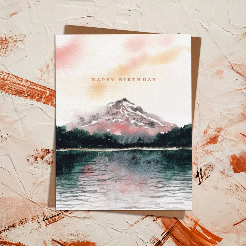 Nature Birthday Card - Etsy