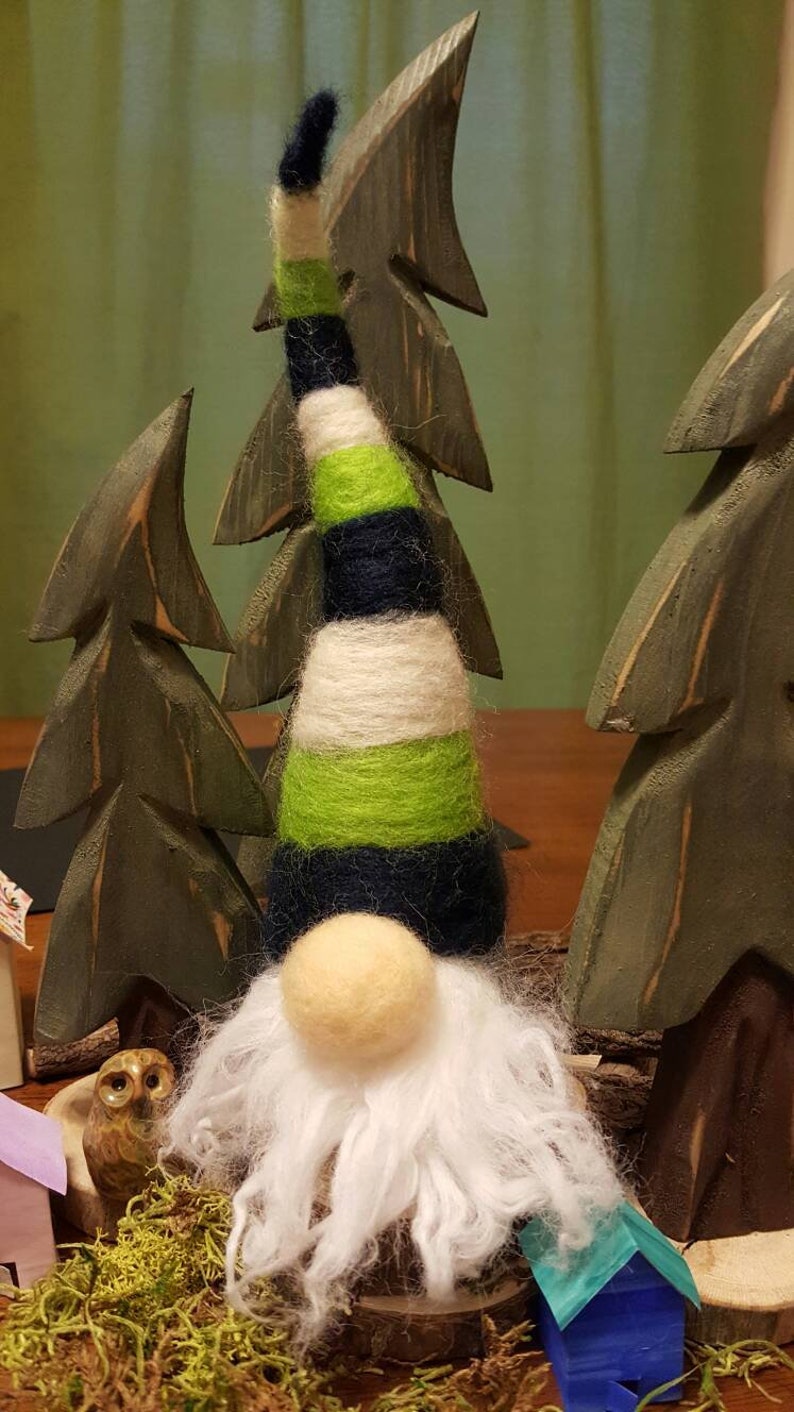 12 Gnome | Seahawks Gnome | Norwegian Tomte | Swedish Nisse ...