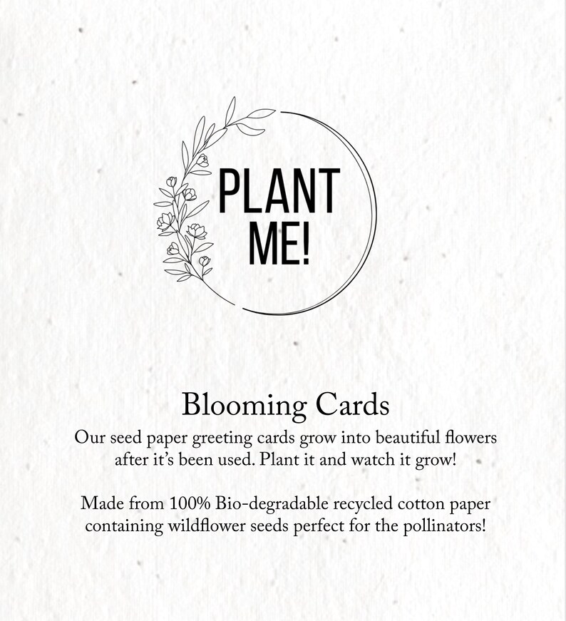 Blooming Card- Thank You Watercolor Violets - With Brown Envelope ...