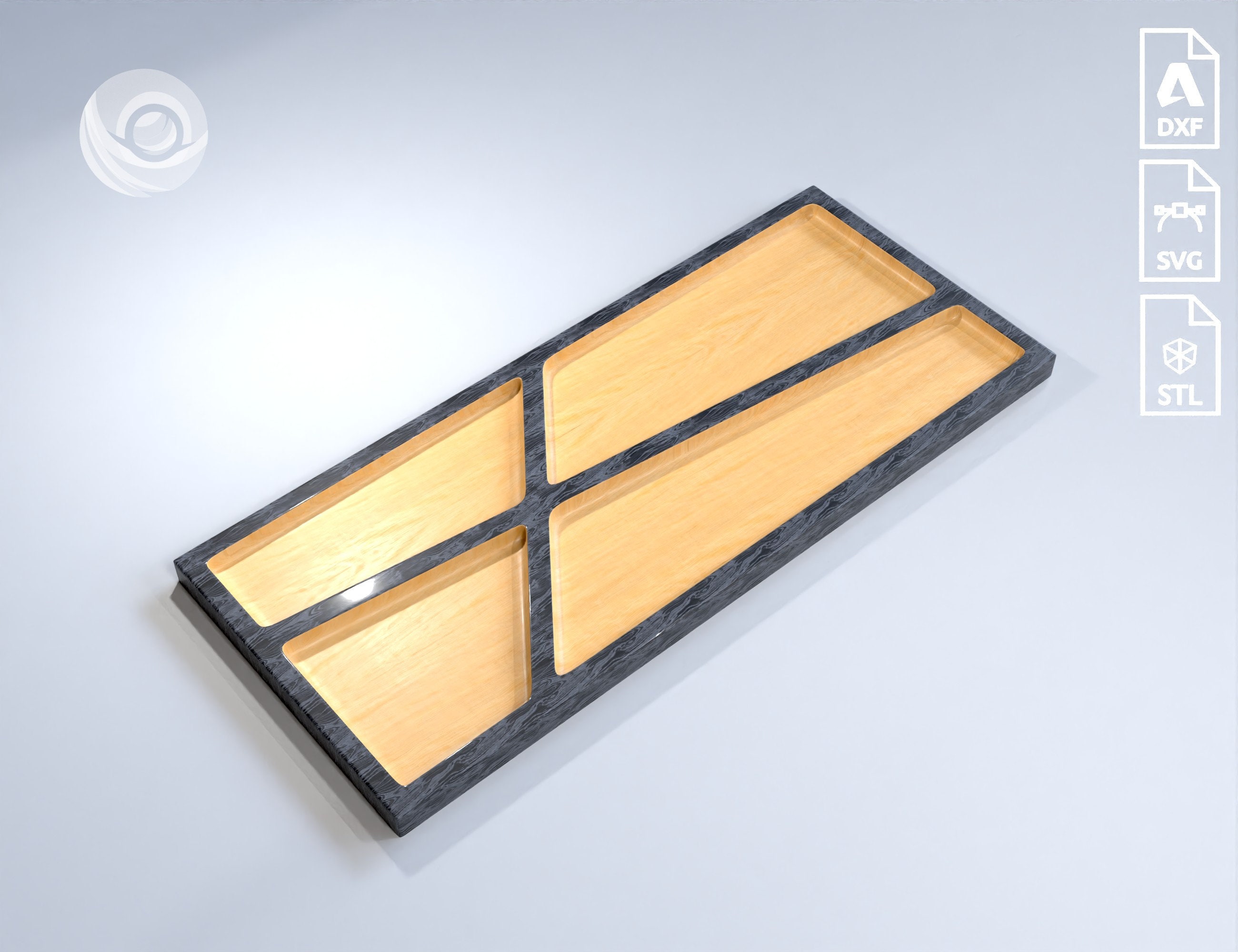 Set of Custom Rolling Tray Cnc Router Files, STL 3d Print Files, Router ...