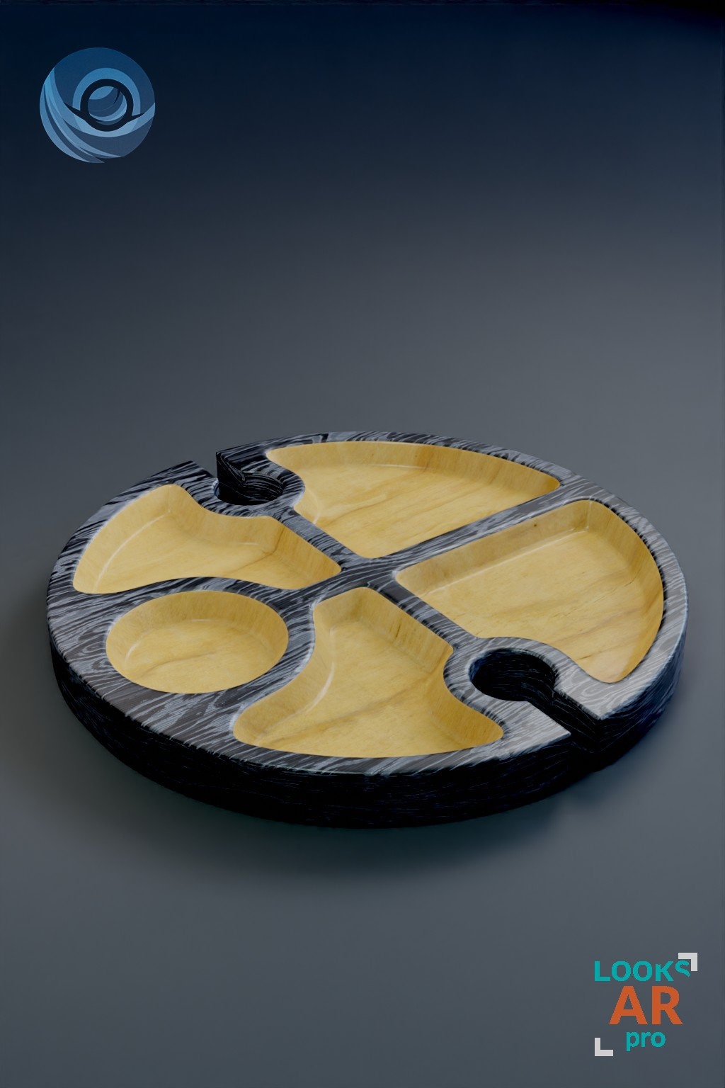 STL Dxf Svg Files Wood Tray Perfect for Food Holder/bbq - Etsy