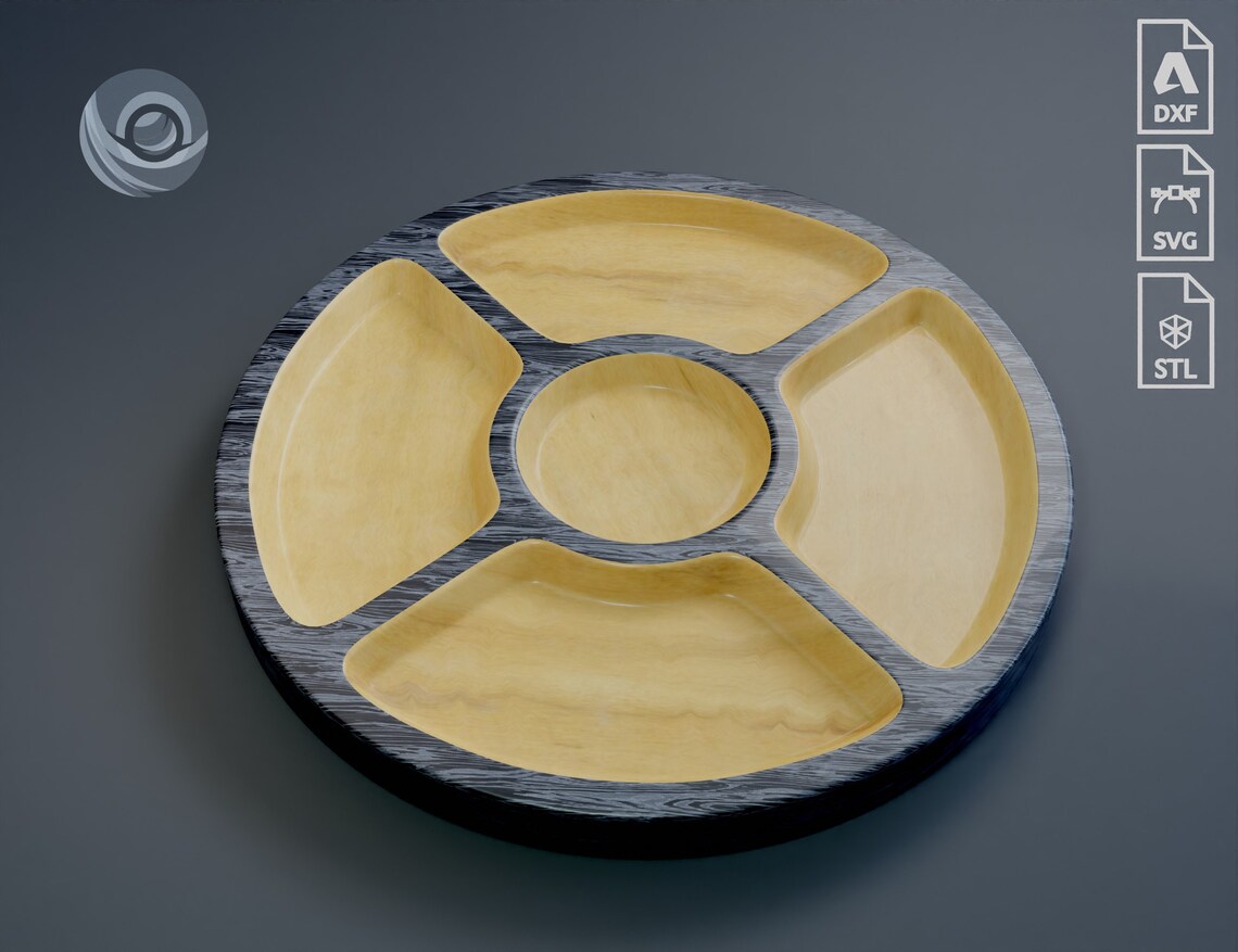 Round Combination Plate Files for Cnc Router Instant Download - Etsy